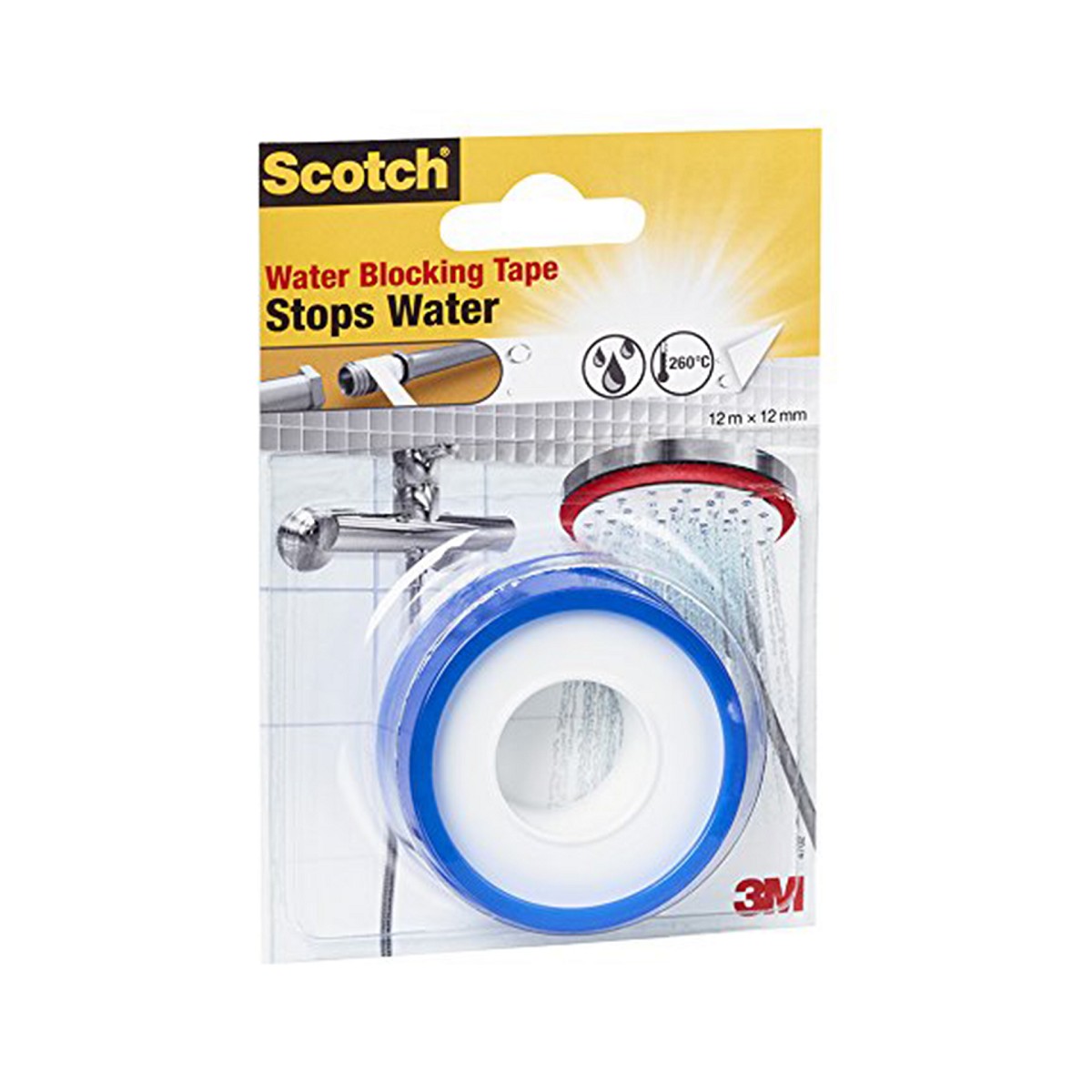 3M Nastro Scotch Water-stop per riparazione tubi o perdite d'acqua ...