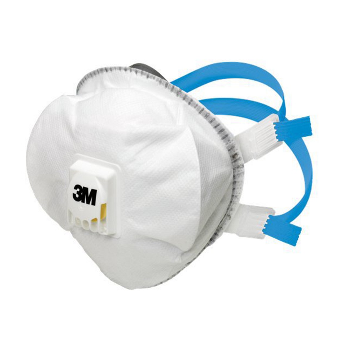 3M Respiratore Serie 8000+ Conchiglia con Elastici Regolabili (Premium ...